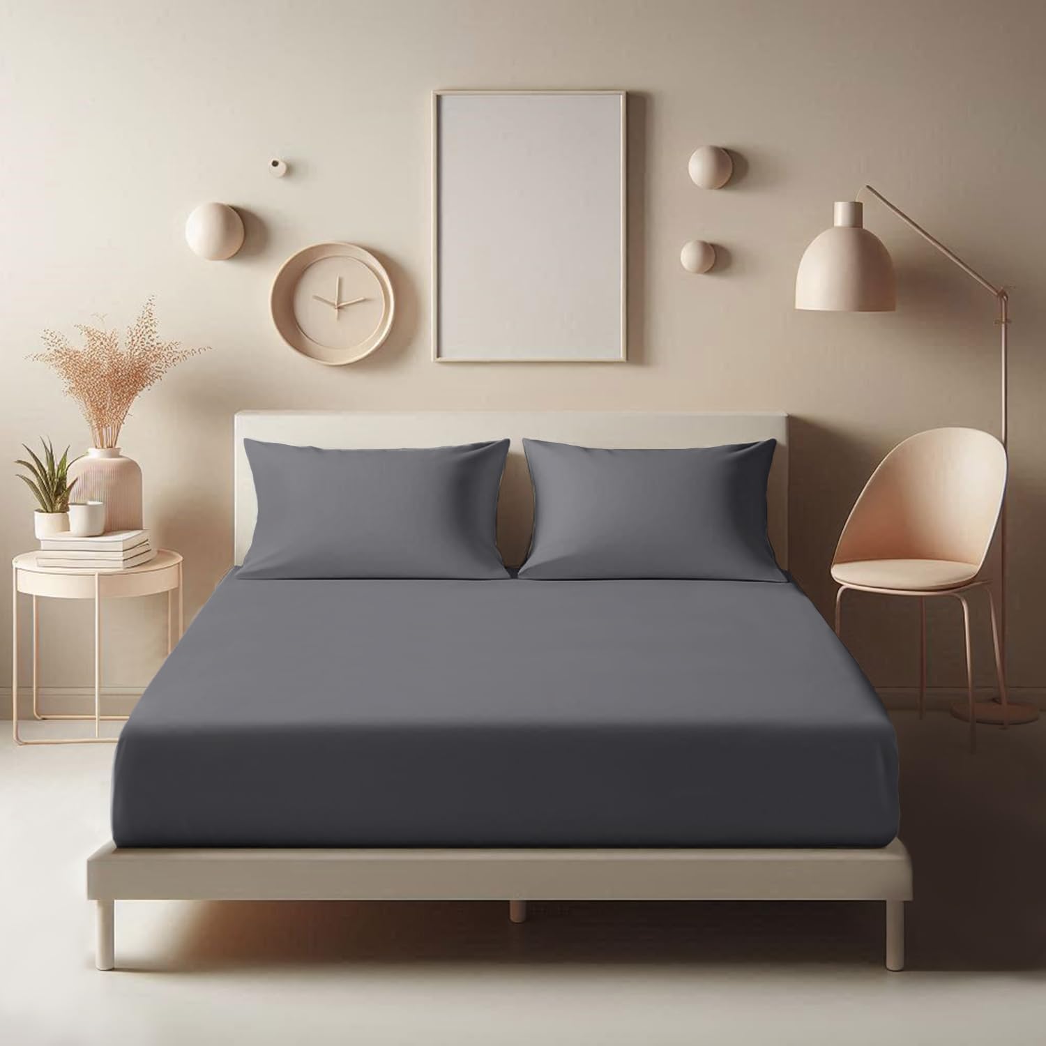 Aspire Homeware King Size Fitted Sheets - 25 cm Deep Hotel Quality ...