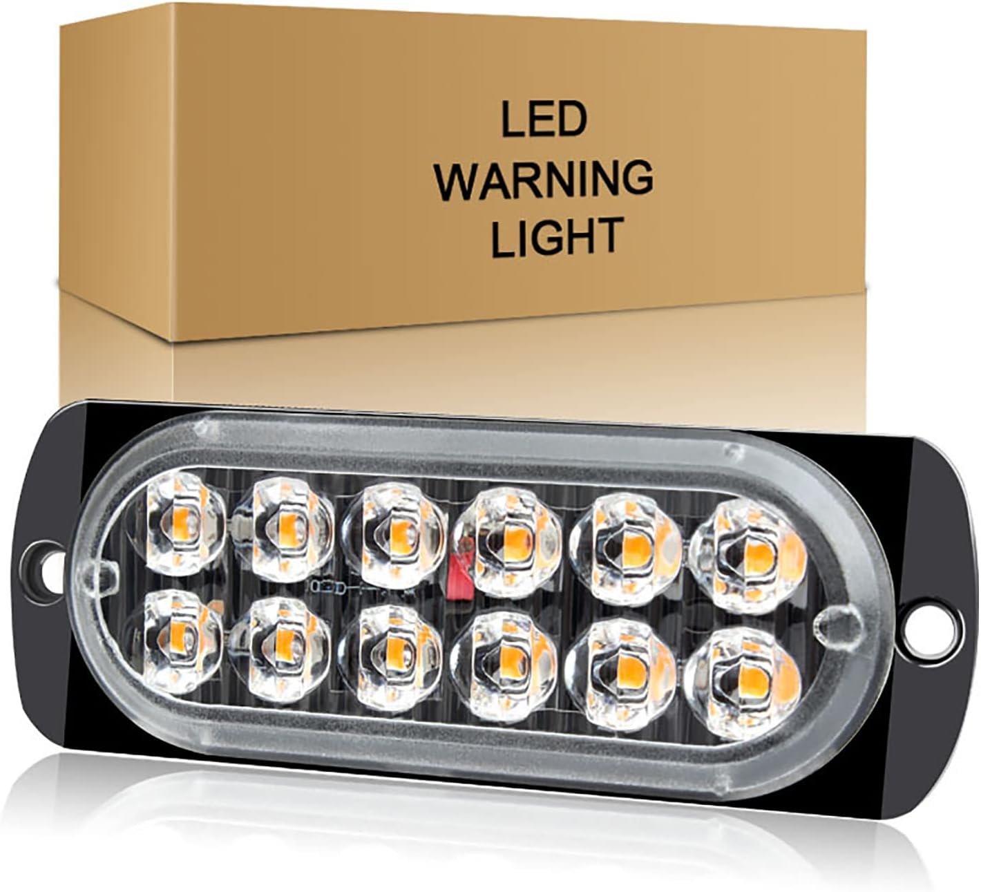 Amazon.com: 12-24V 12-LED Super Bright LED Emergency Strobe Lights ...