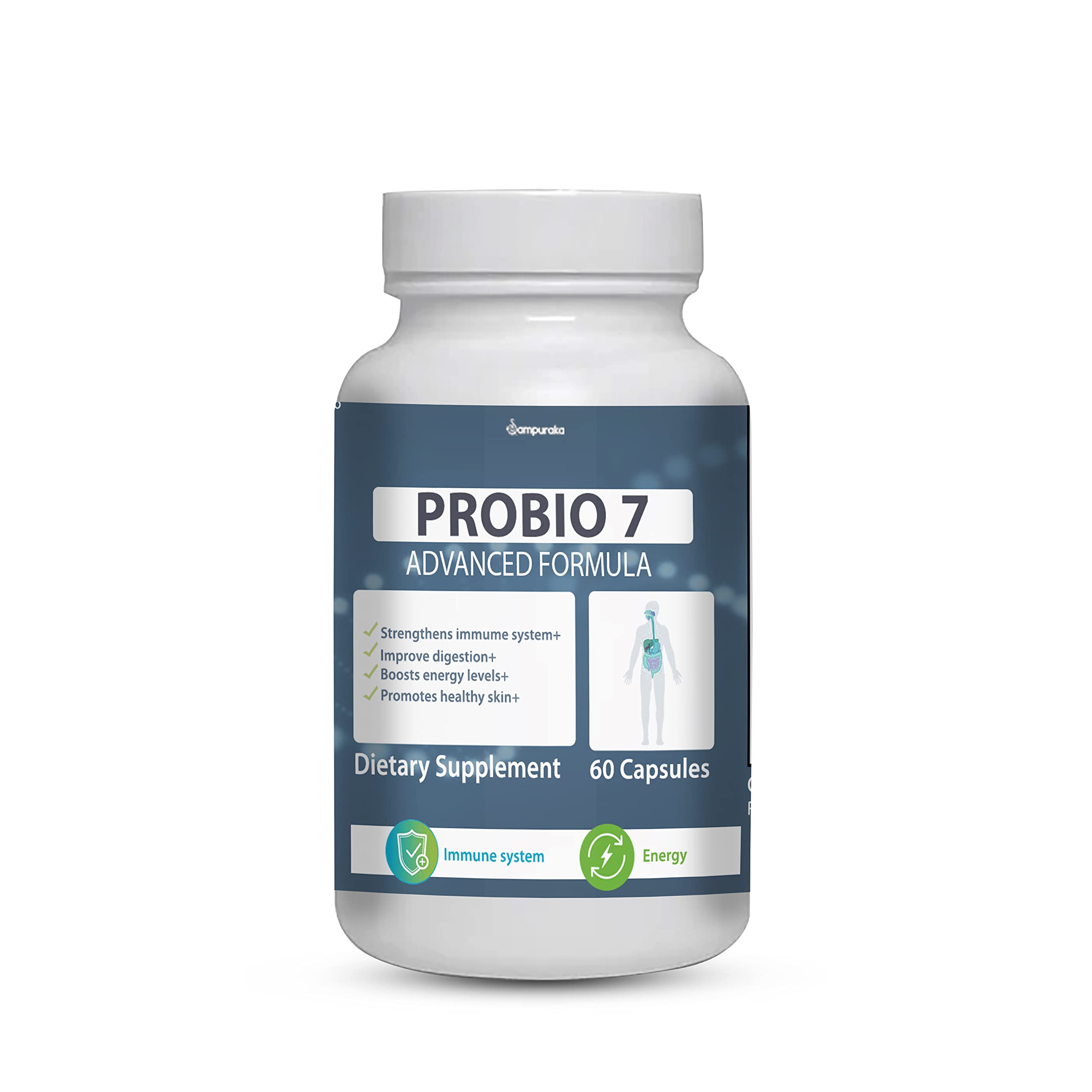 Amazon.com: Probio7 Advanced Formula 30 Days Supply - 60 Supplements ...