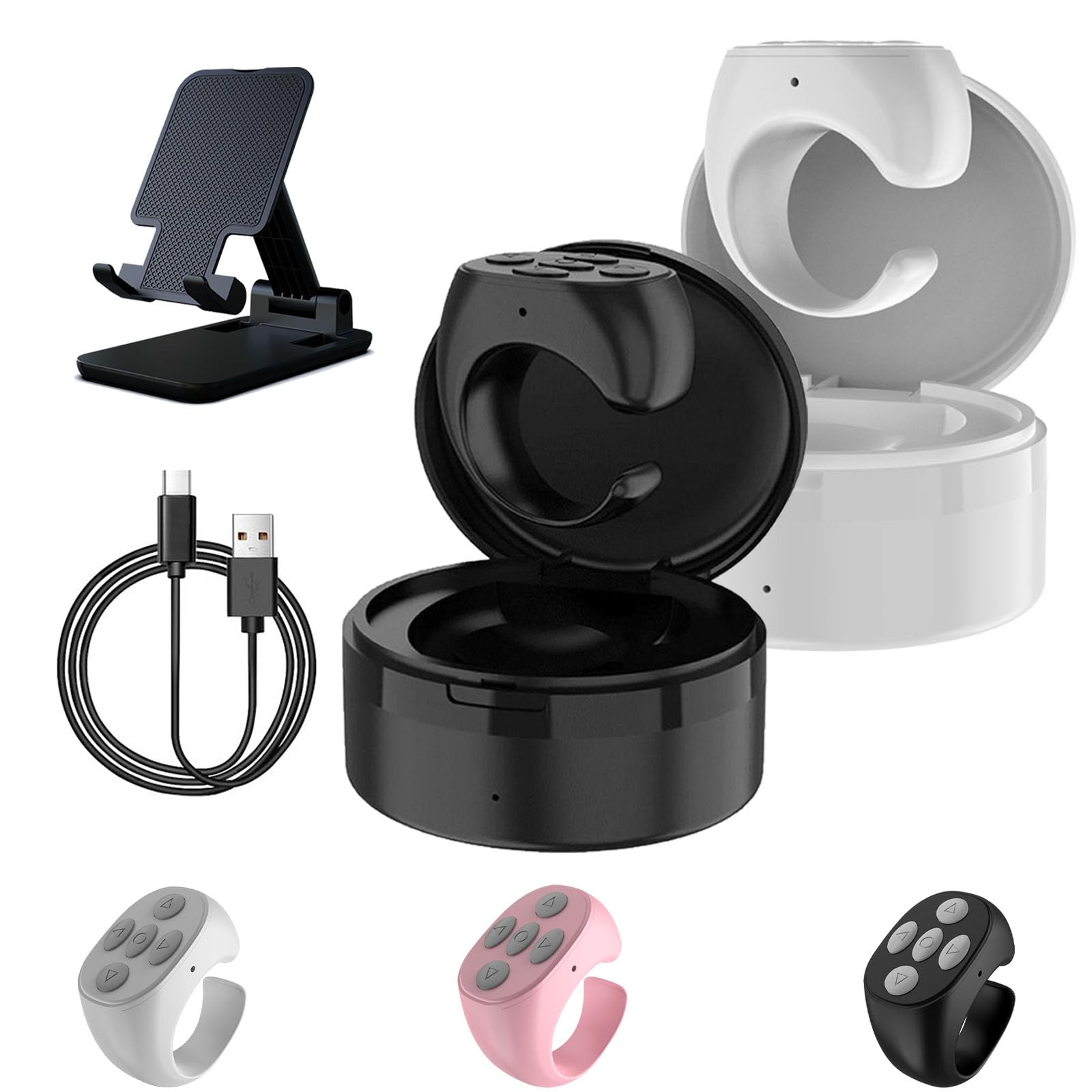 Fingertip Wireless Bluetooth Remote Control, Remote Scrolling Ring ...