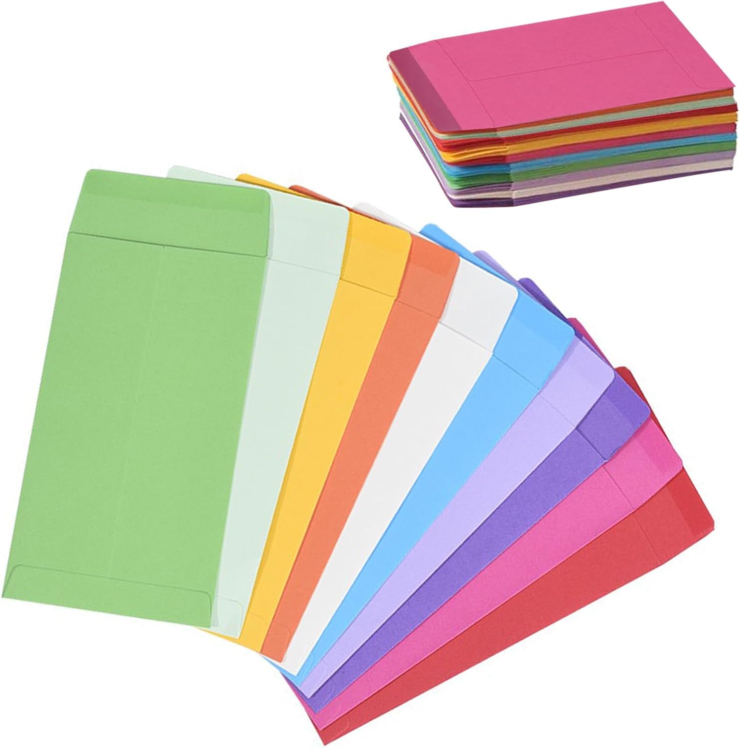 Small Coin Envelopes, 100pcs Mini Seed Envelope Self Adhesive Tiny ...