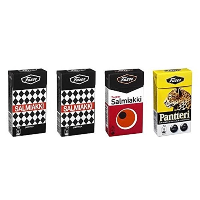 Buy 4 Boxes x 38g of Fazer Super Salmiakki Mix - Original - Finnish ...