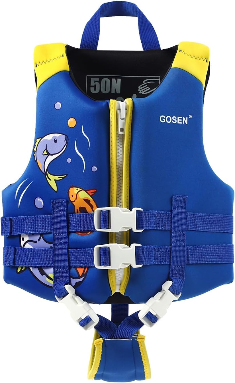 Kids Swim Vest Toddler Floaties for 24-66 lbs Boys Girls, Toddler Swim ...