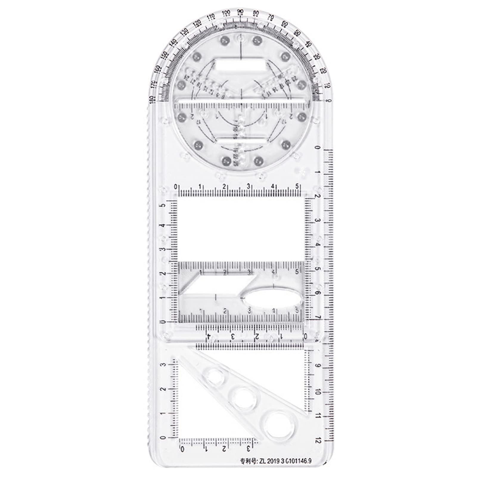 Protractor Template Transparent