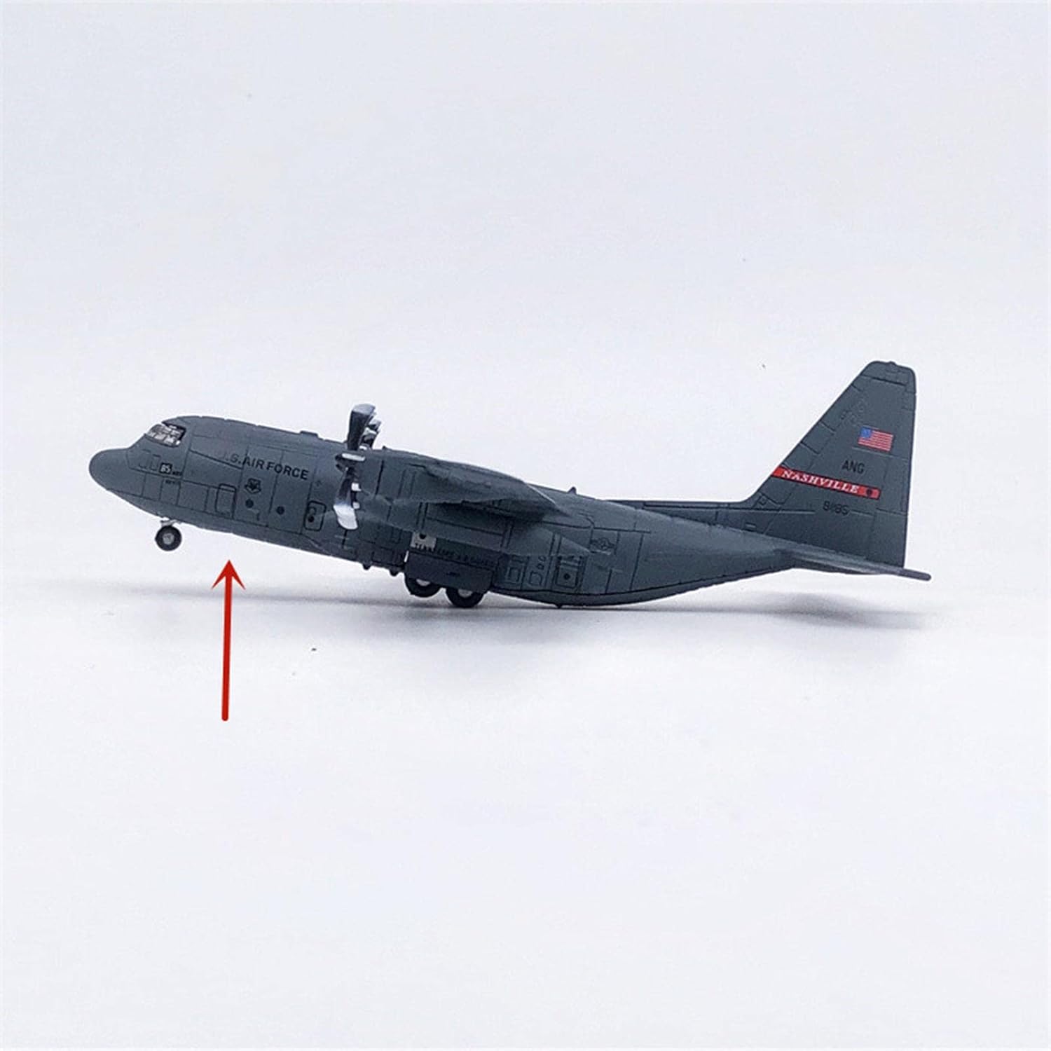 CALANDIS® Us Air Force 1:200 C130 Transport Aircraft with Dispaly Stand for Decor : Amazon.in ...