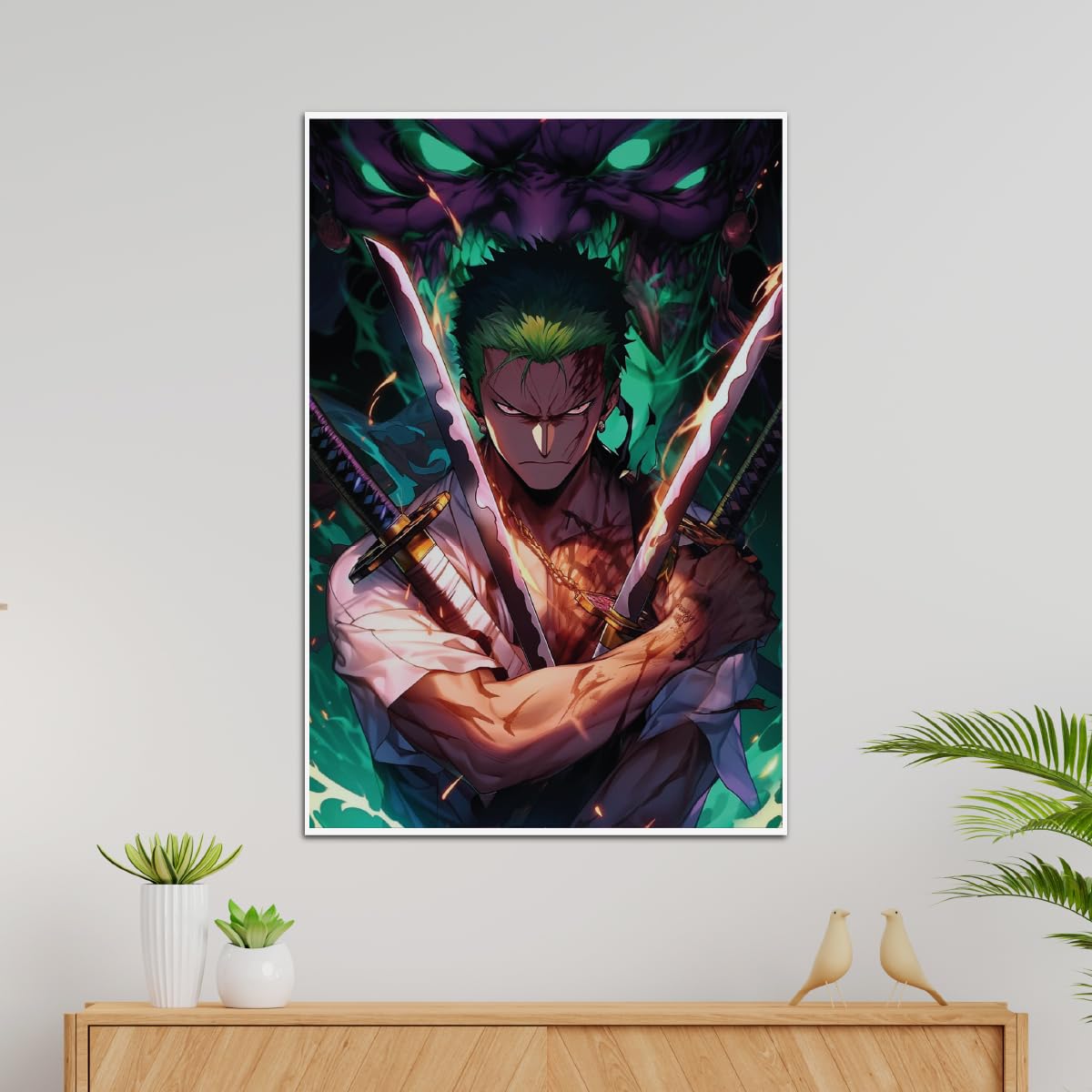 TenorArts Zoro Poster One Piece Anime Wall Posters with Thick 300 GSM ...