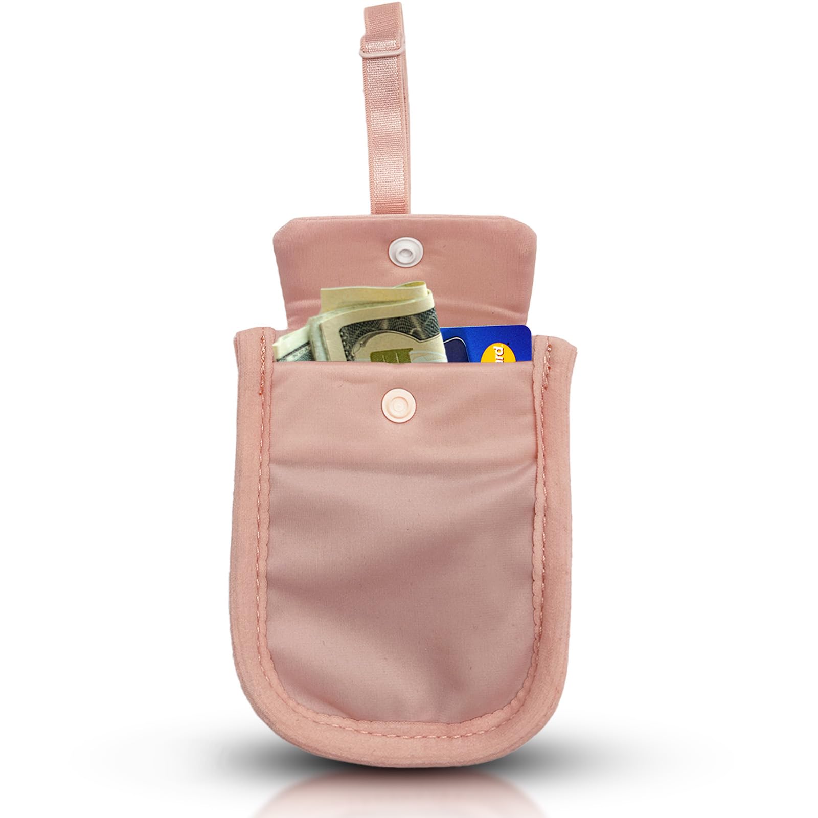 Amazon.com | AZ-Homey RFID Undercover Bra Wallet - Hidden Travel Pouch ...