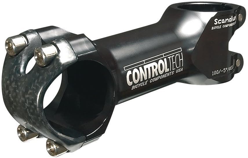Amazon.com : Control Tech Estro 6 Road/Mountain Bike Stem, 60mm, White : Bike Stems And Parts ...