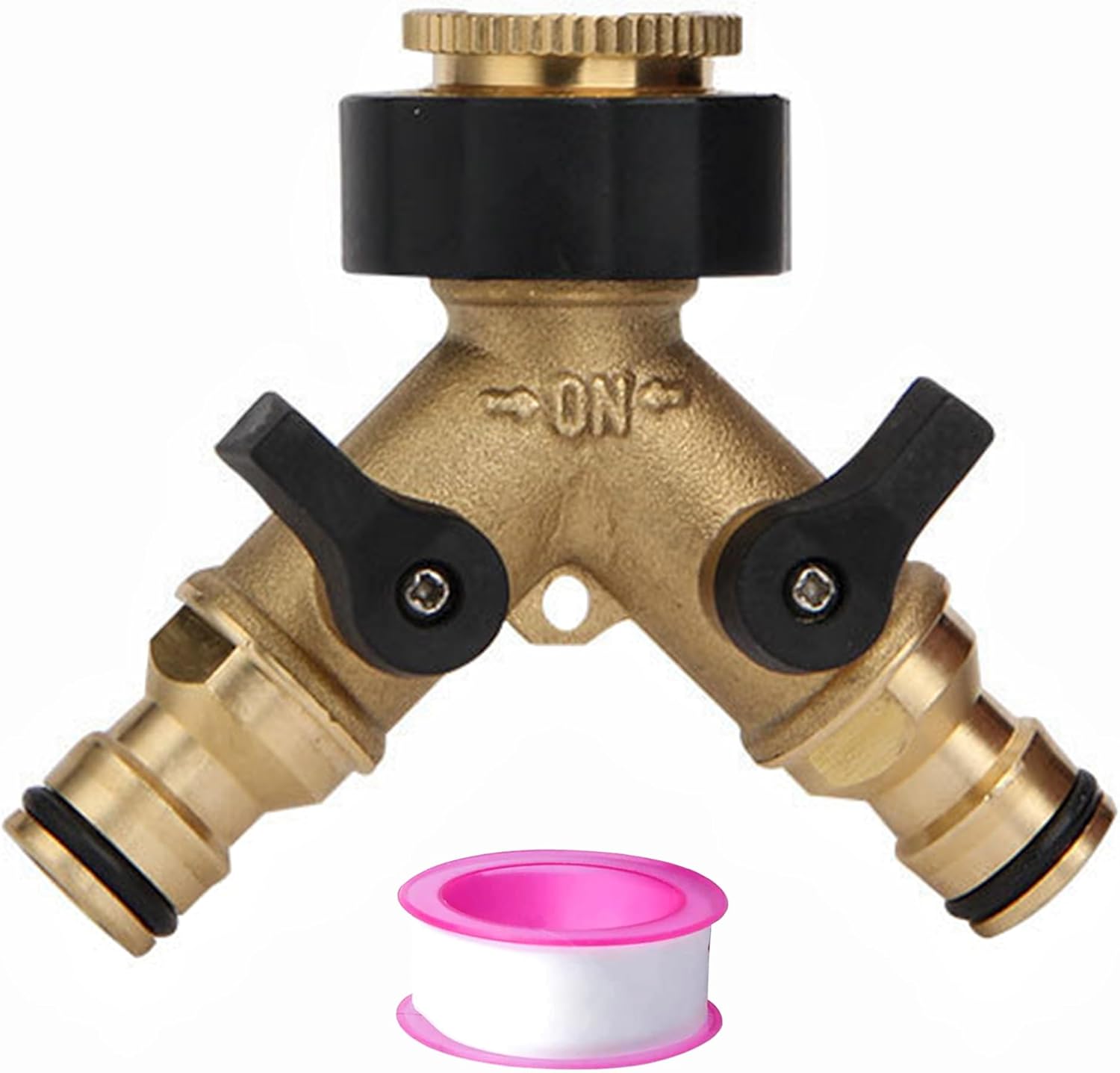 XPendHoze Garden Hose Splitter 2 Way, Double Hose Connector, Y Valve ...