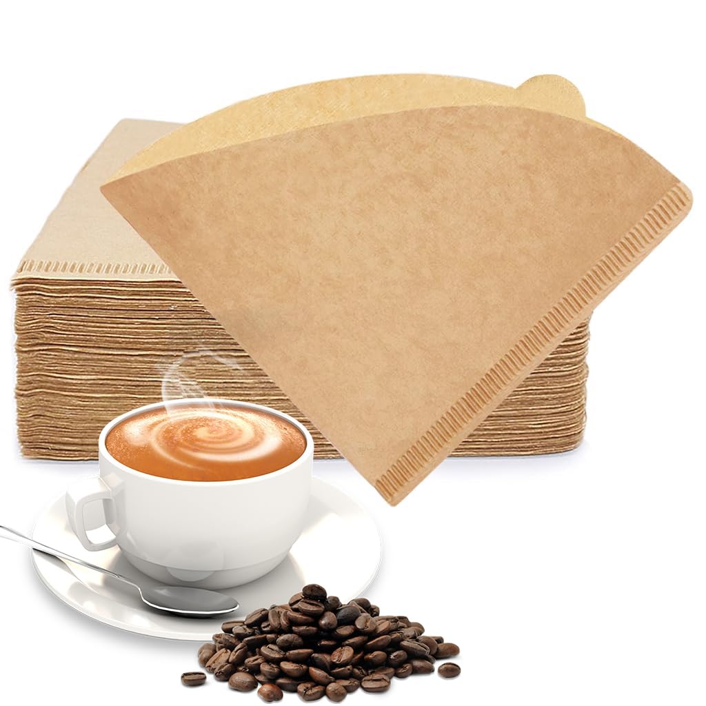 Supvox® 100 Counts Coffee Filter Paper for Brewing Coffee Natural ...