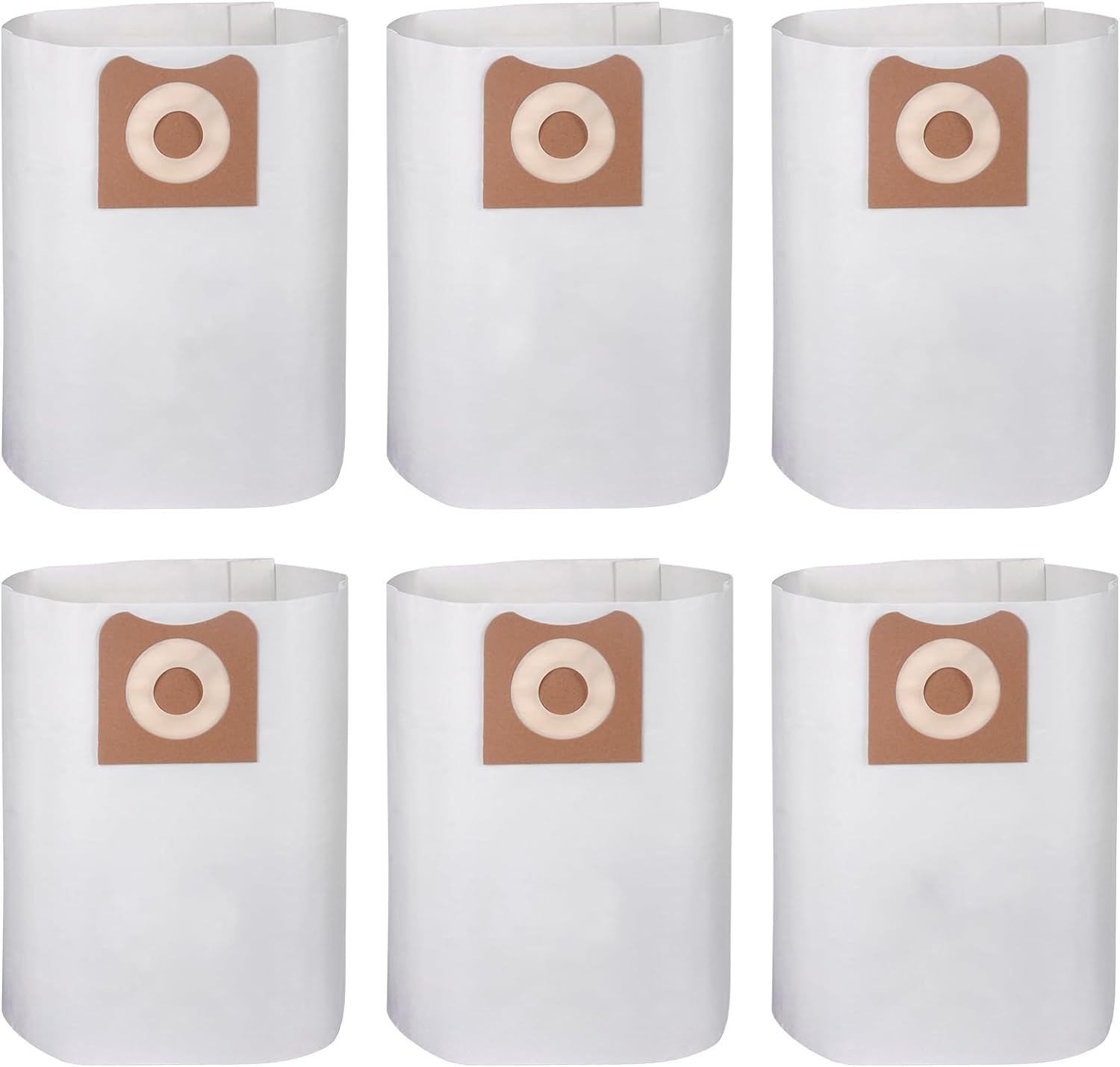 6 Pack VF3502 Filter Bags, Replacement Dust Bags Compatible with Ridgid ...