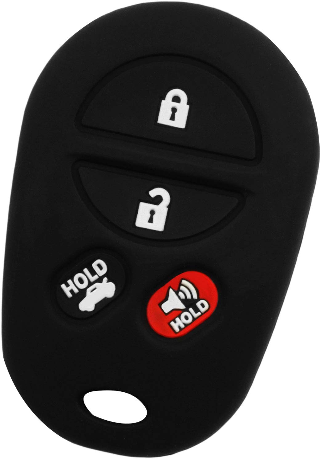 Amazon.com: KeyGuardz Keyless Remote Car Key Fob Shell Cover Soft ...