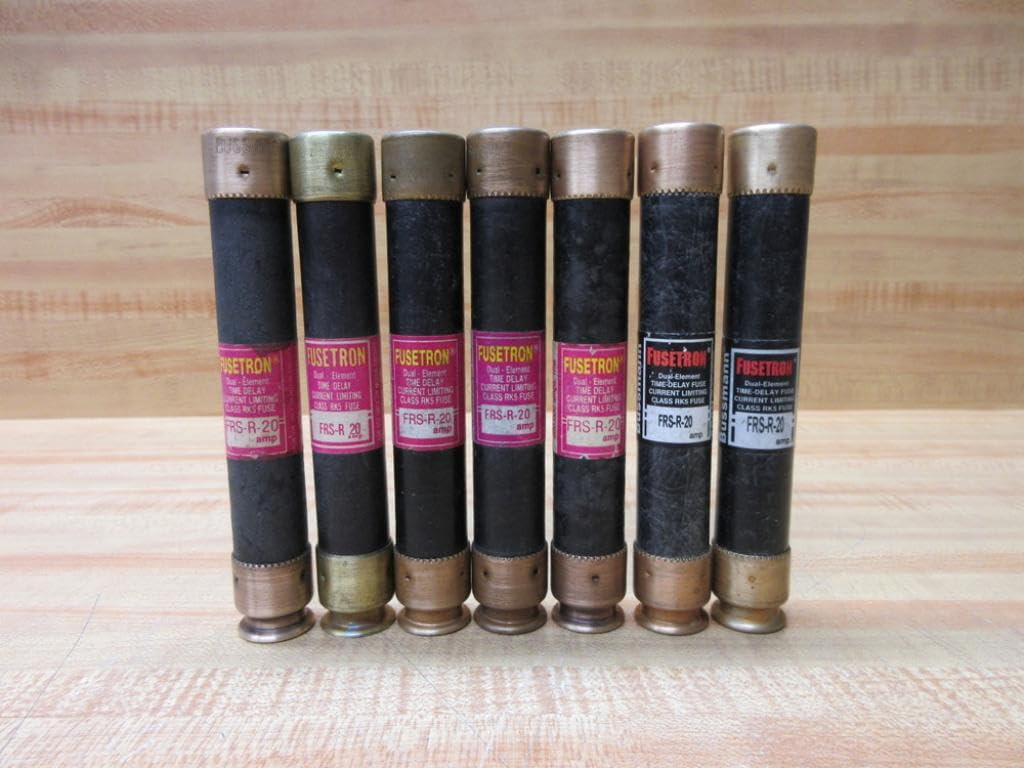 Fusetron FRS-R-20 Bussmann Fuse FRSR20 (Pack of 7): Amazon.com: Tools ...