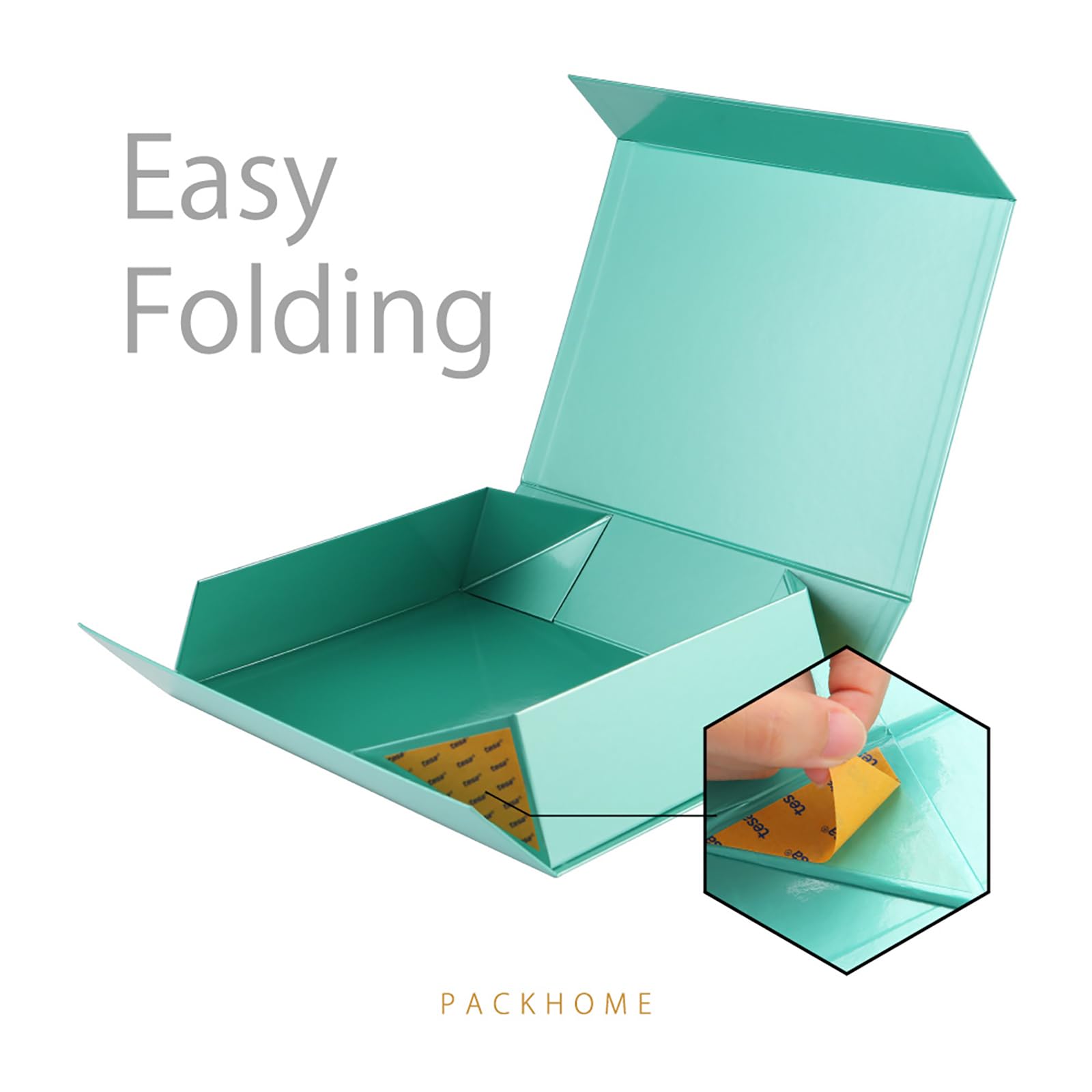 PACKHOME 5 Gift Boxes 13x9.7x3.4 Inches, Large Gift Boxes with Lids ...