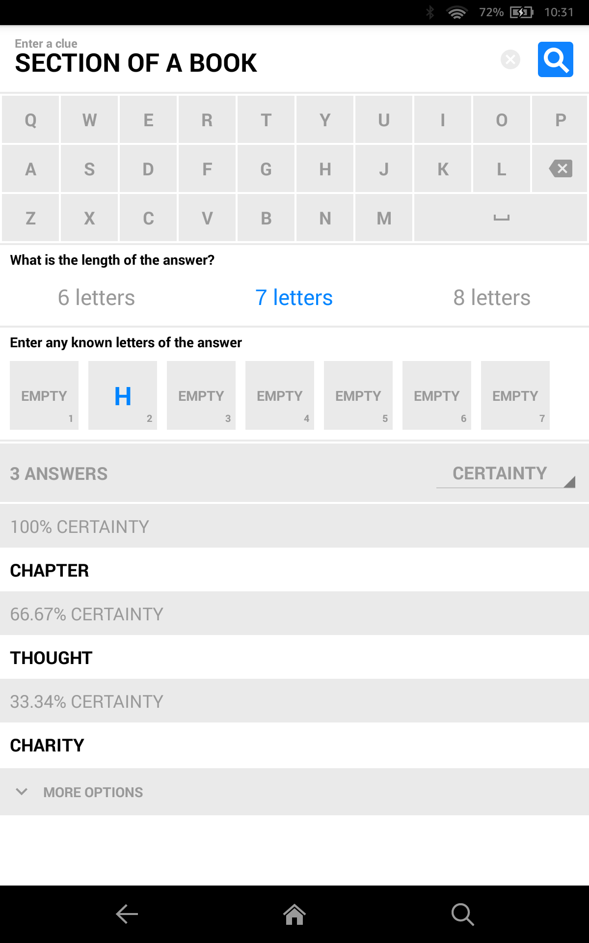 Crossword Solver - App on Amazon Appstore