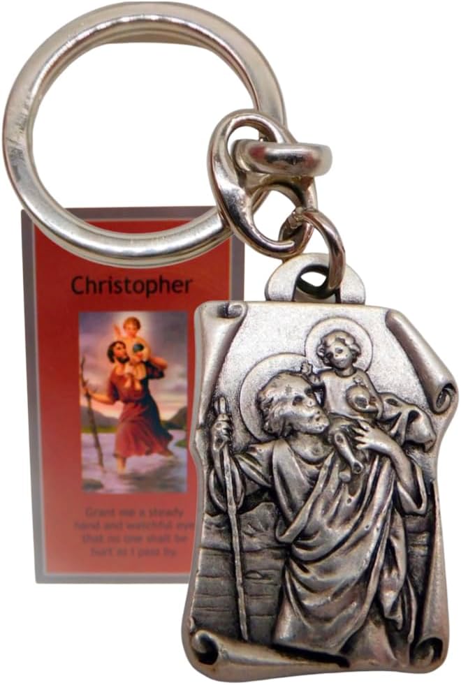 Amazon.com: Westmon Works St Christopher Keychain Catholic Saint of ...