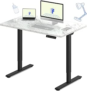 Amazon.com: FLEXISPOT E3 Dual Motor Electric Standing Desk 48x30 Inch Whole-Piece Board Height ...