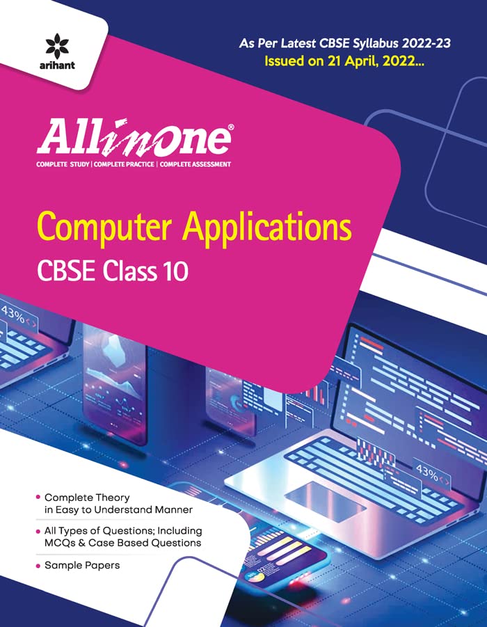 CBSE All In One Computer Applications Class 10 2022-23 Edition (As per ...