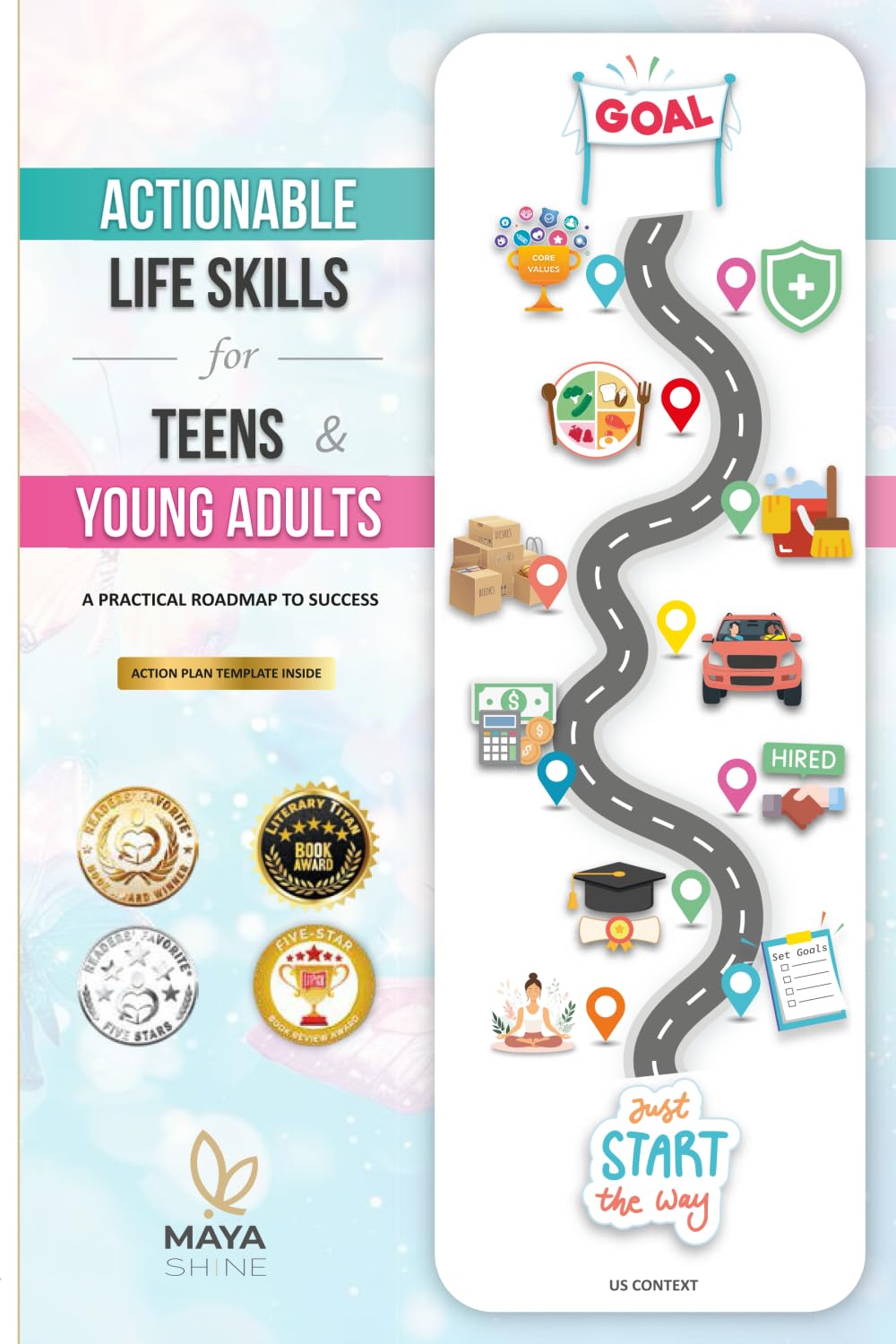Amazon.co.jp: Actionable Life Skills for Young Adults: 11 Powerful Steps to Achieve Financial ...