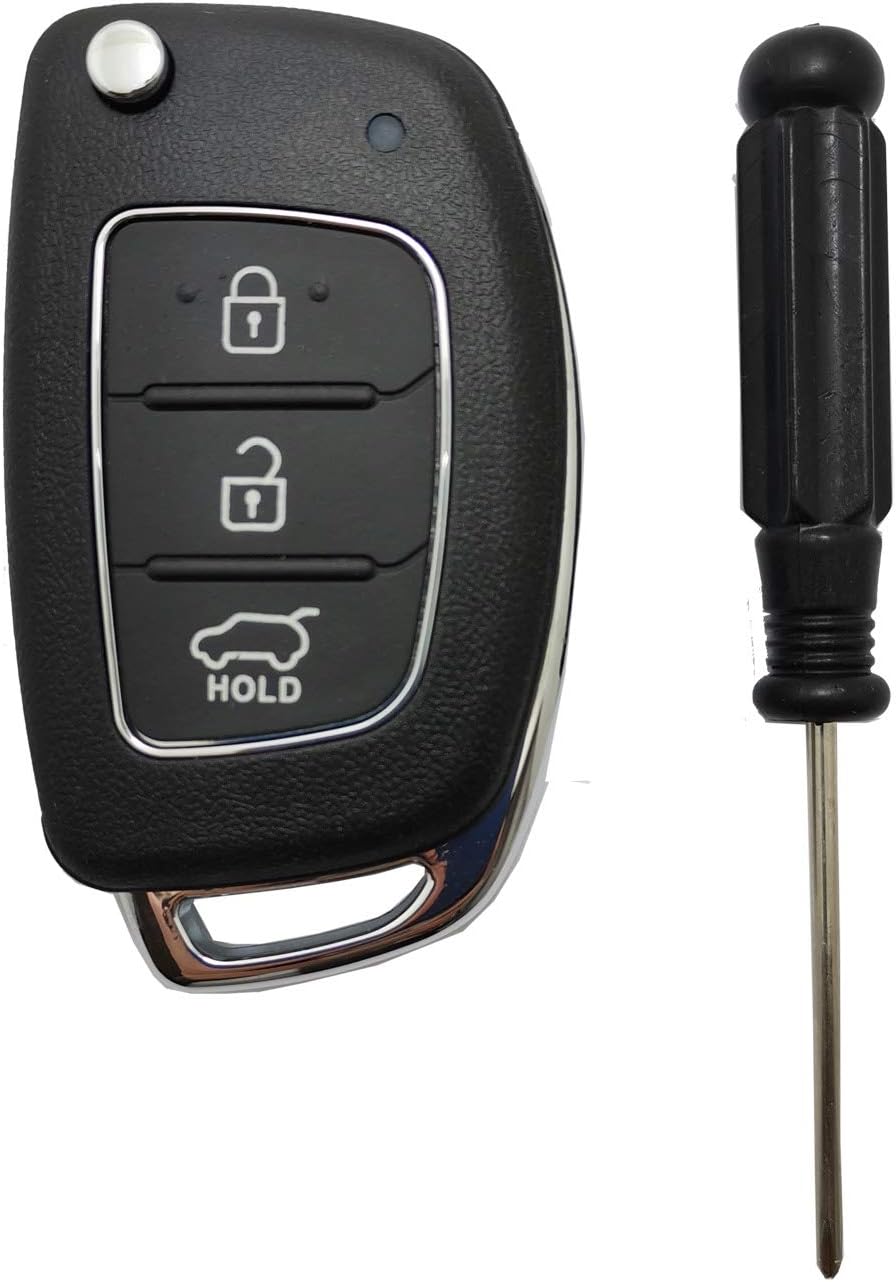 Amazon.com: Replacement Keyless Entry Flip Folding Key Fob Cover Case ...