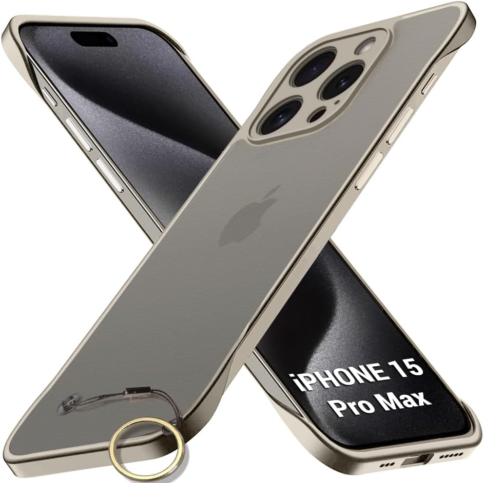 TheGiftKart Hybrid Ultimate Slim Back Case Cover for iPhone 15 Pro Max ...