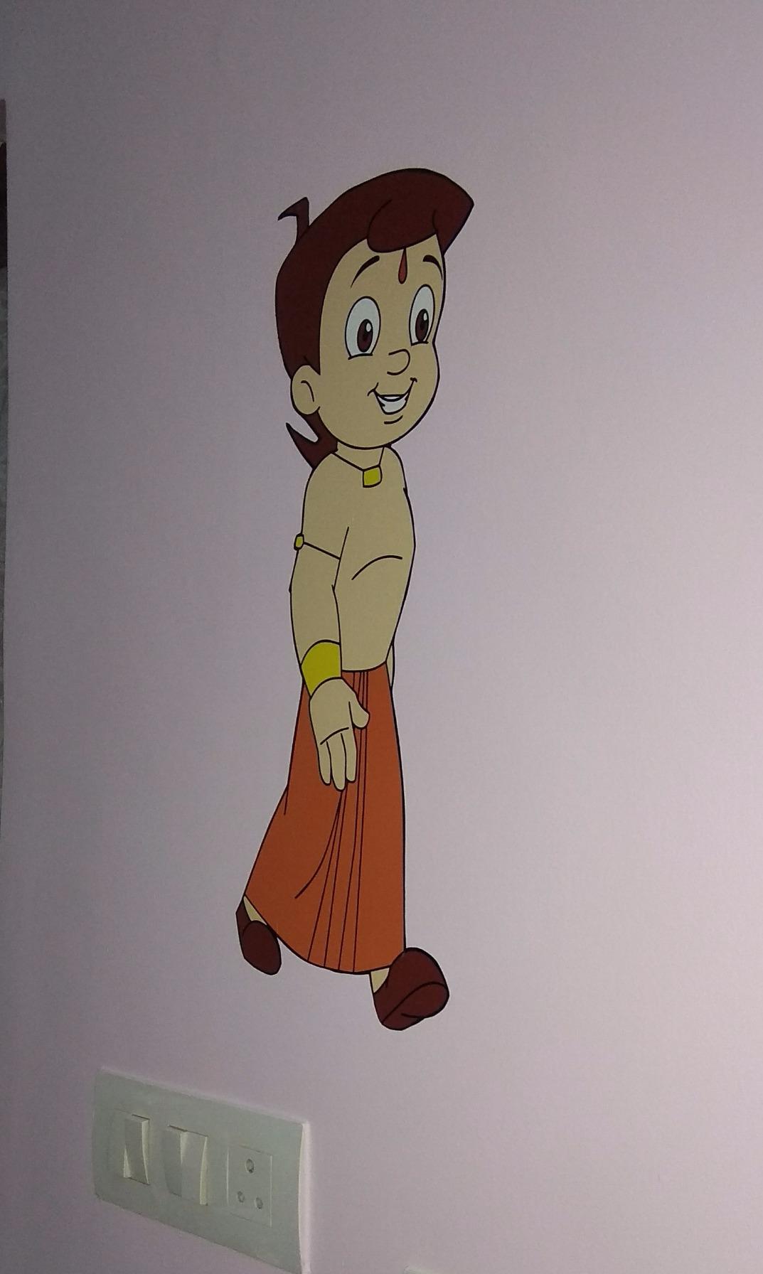Buy Asian Paints Nilaya - Chhota Bheem and Friends 8.5" x 18" wall ...