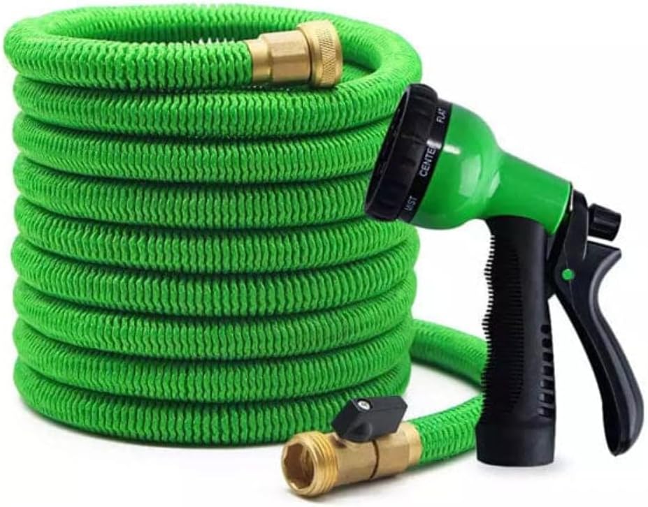 Amazon.com : Garden Hose With Multi Pattern Sprayer Garden Hose Nozzel ...