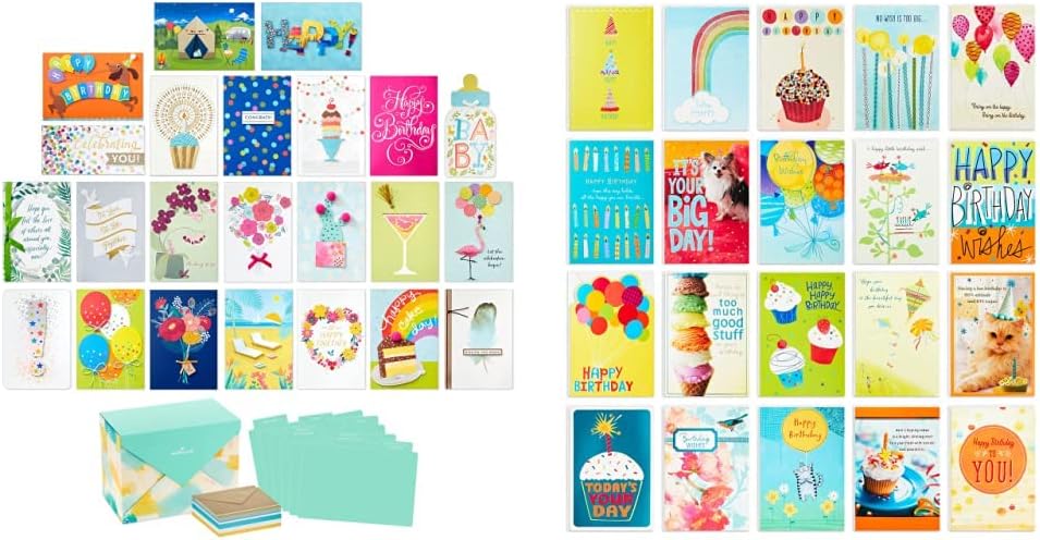 Amazon.com : Hallmark Assorted Boxed Greeting Cards (24 cards) and ...