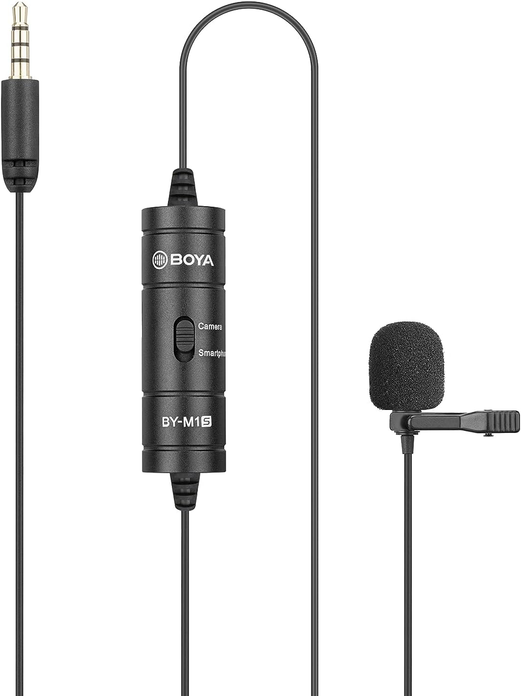 BOYA Omnidirectional Lavalier Microphone - BY-M1,Black: Buy Online at ...