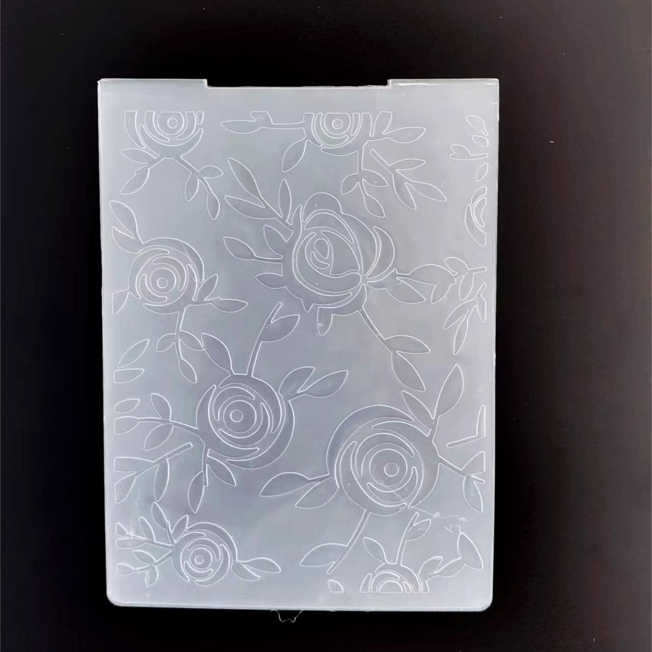 Amazon.com: NZJ 3D Christmas Rose Flower Summe Plastic Embossing ...