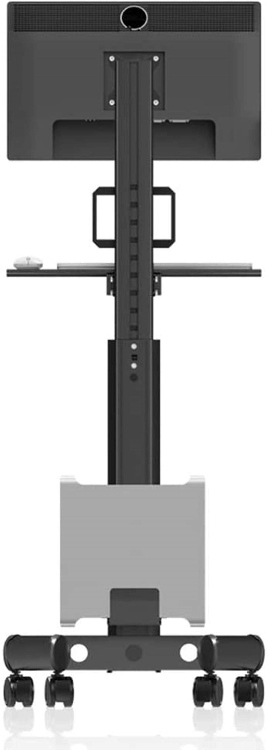 Buy Tv stand Computer Monitor Stand With Wheels, Adjustable Height ...