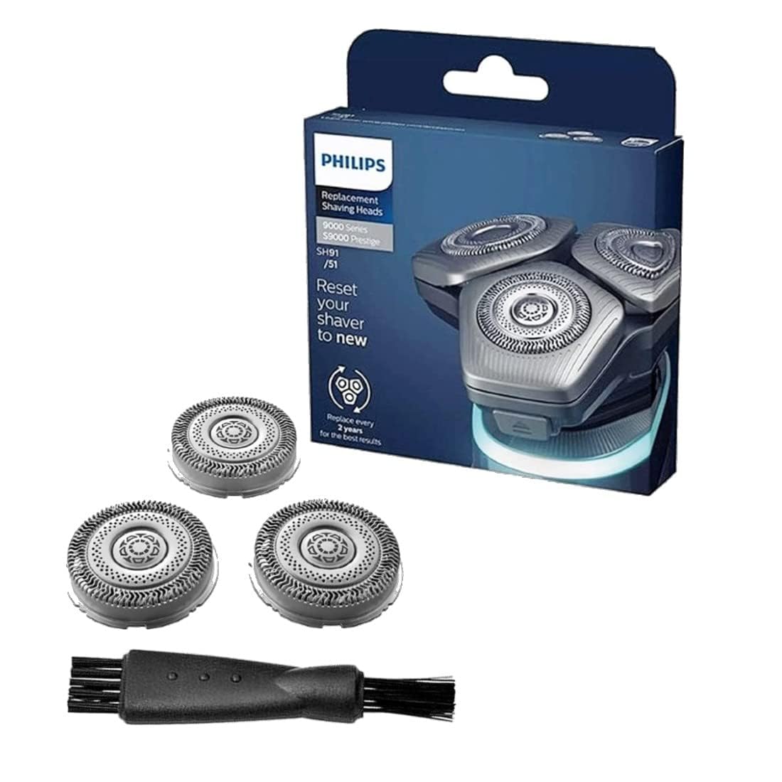 Amazon.com: Philips Norelco SH91/52 Replacement Blades with Shaver ...