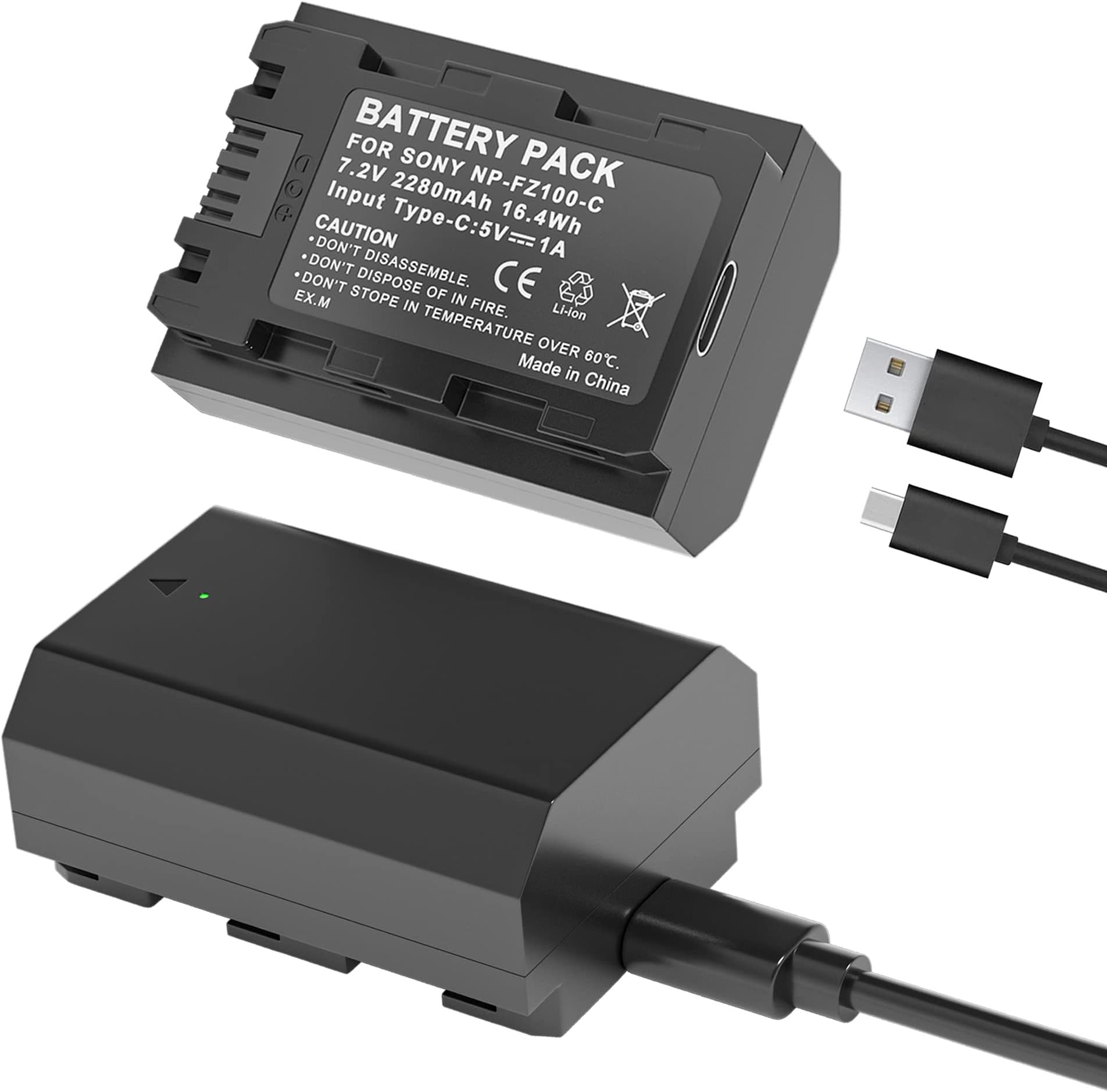 Sony NPFZ100.CE Z Series Rechargeable Battery Pack - Black : Amazon.co ...