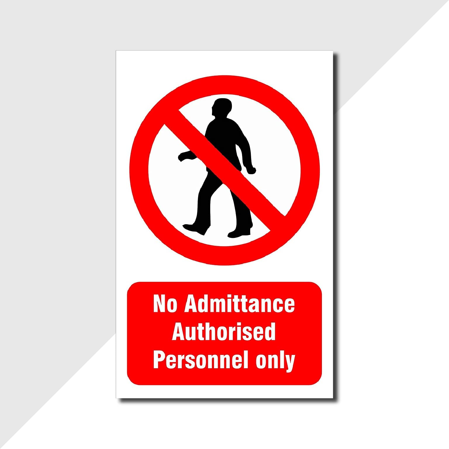 Buy BIRD'S MIND Authorised Person Only Sign Board For Office Hospital ...