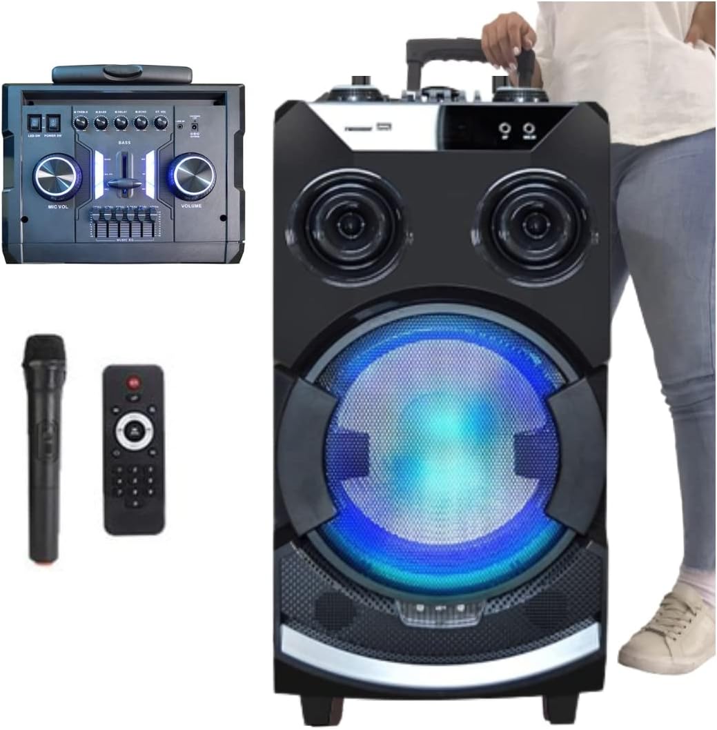 Cyber Bocina Bafle 12" Ecualizador Bluetooth, Potente Sonido Claro ...