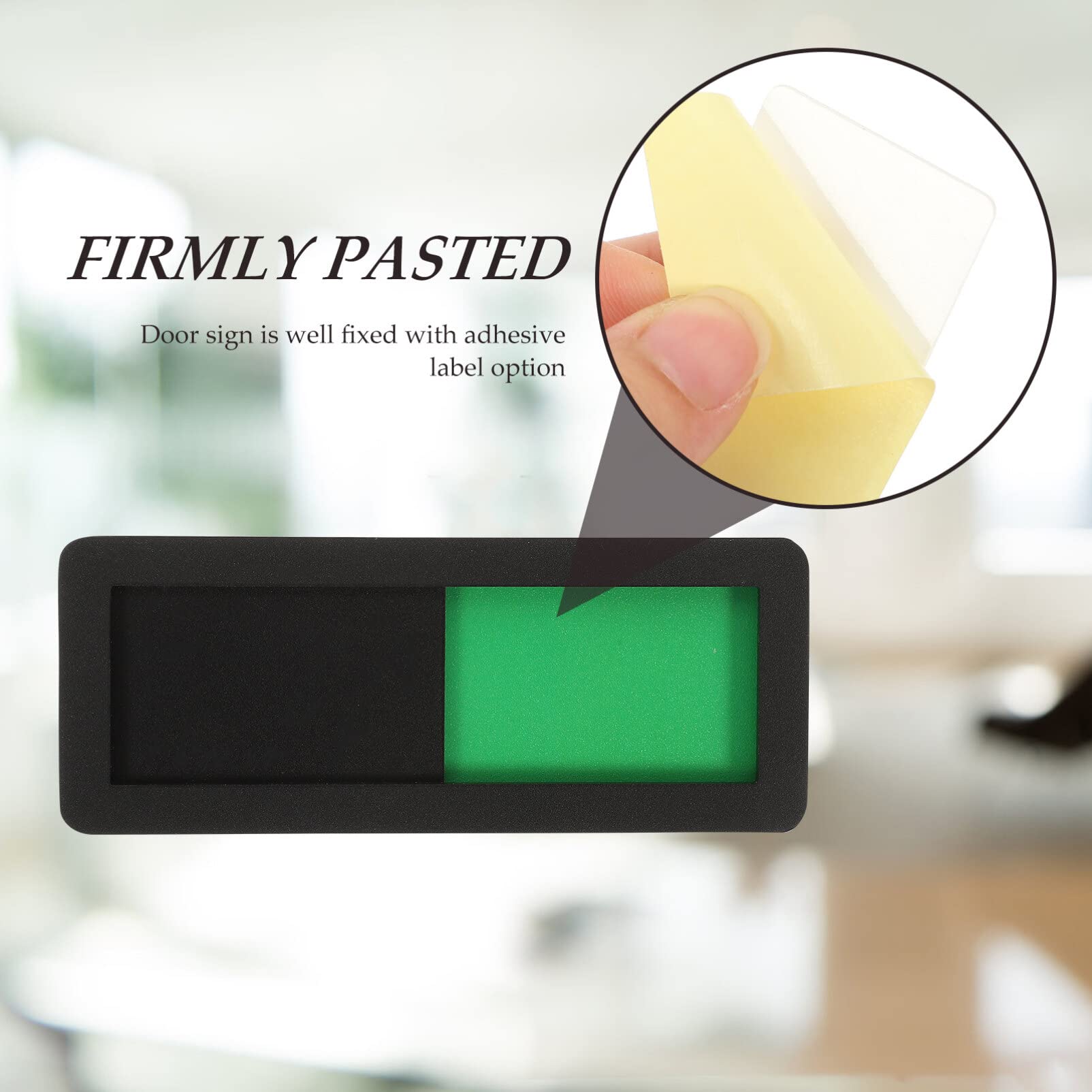 Office Conference Sign Red Green Slider Indicator 2PCS Open Closed ...