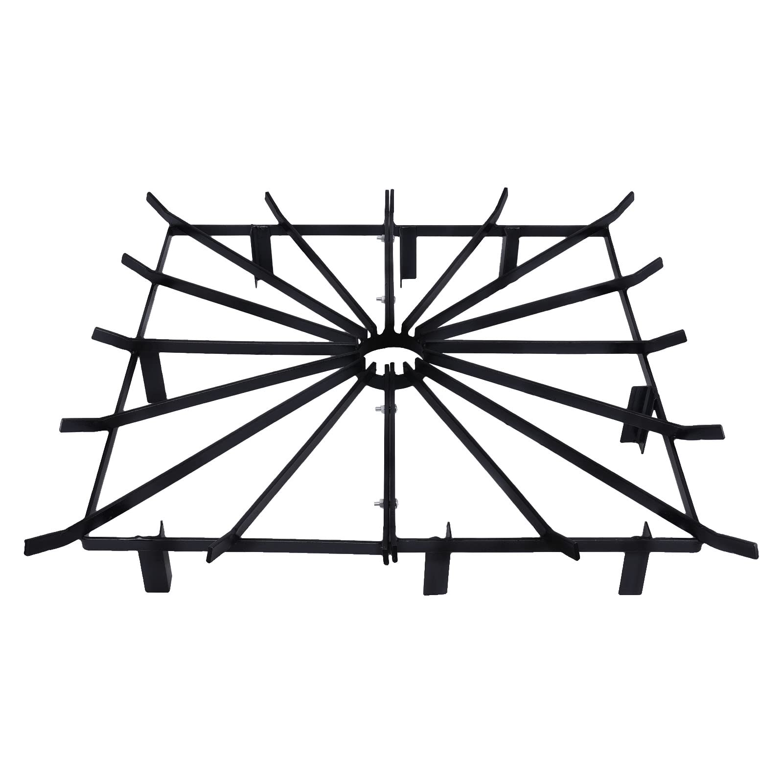 Buy SHIOUCY 32in Square Fire Grate Log Grate, Fire Pit Firewood Grates ...