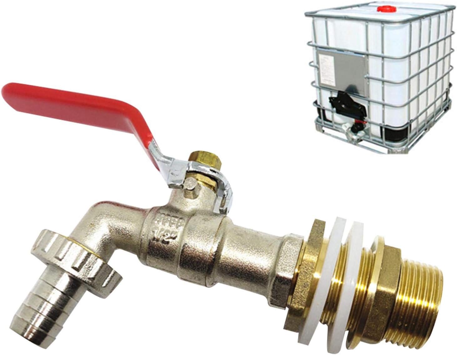 Luoji Tank Tap Adapter, Water Tap Connector Replacement Hose Connector ...