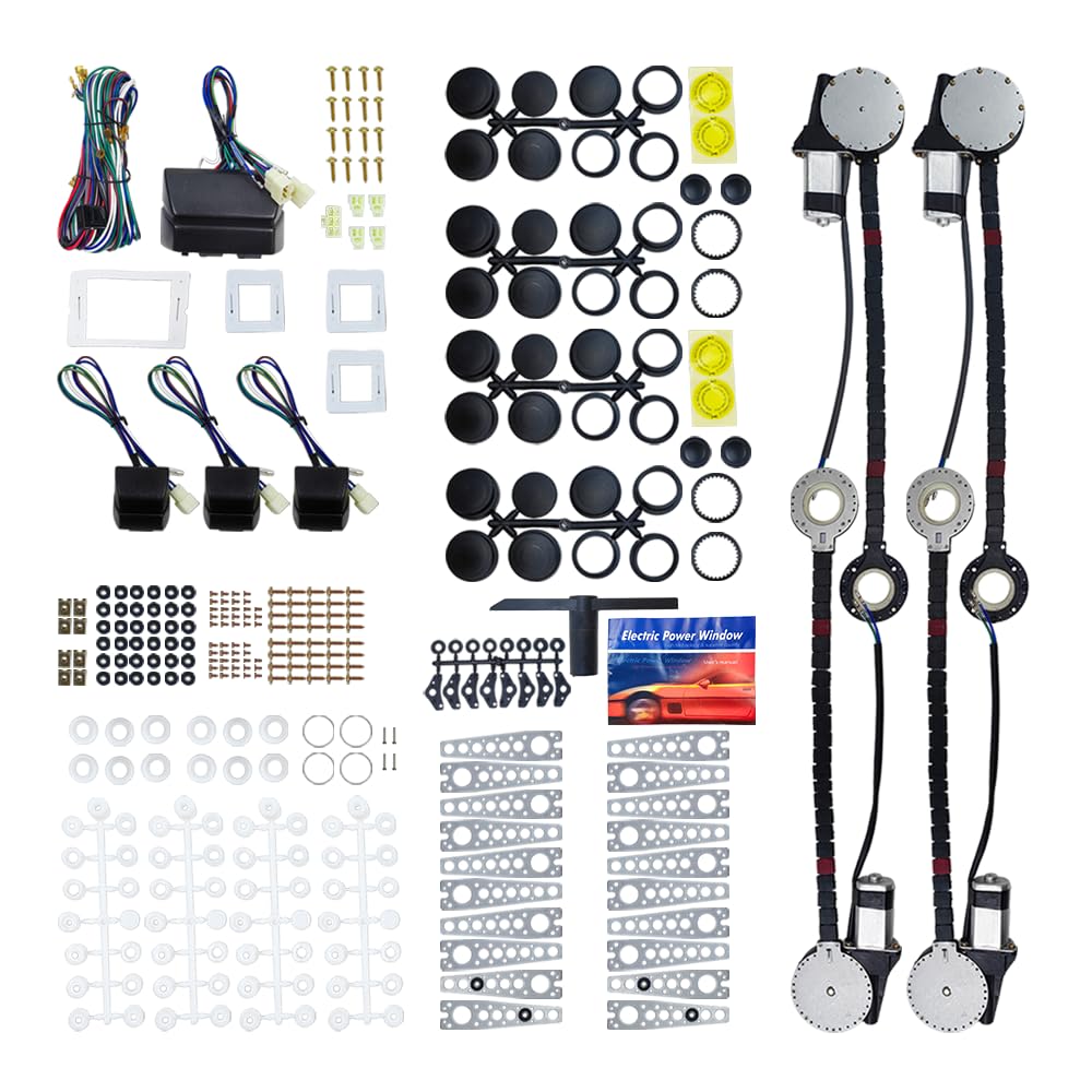 Universal Electric Power Window Lift Roll Up Regulator Conversion Kit ...