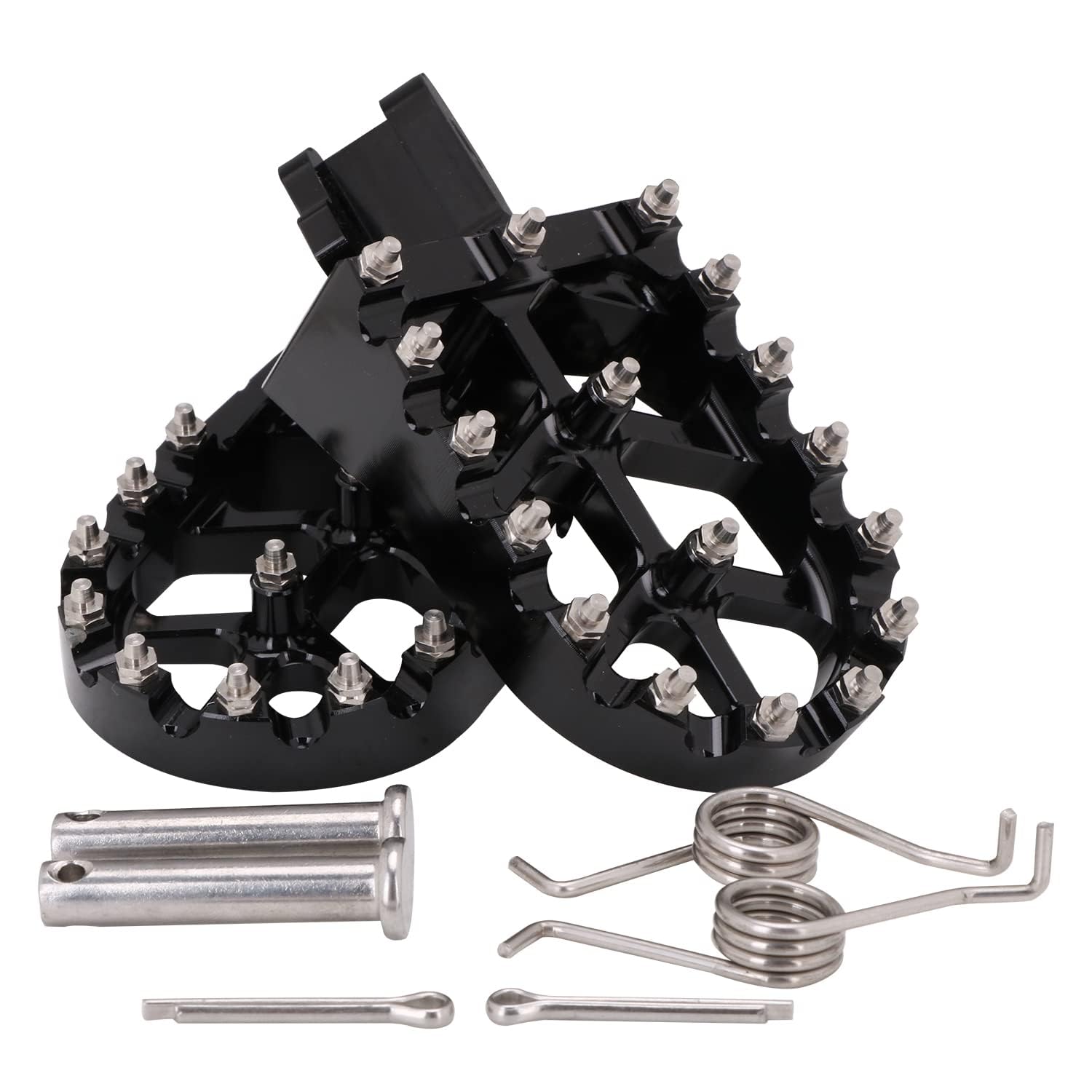 Snapklik.com : Dirt Bike Foot Pegs Motorcycle Footpegs Foot Pedals Rests CNC For CRF 110 CRF110F ...