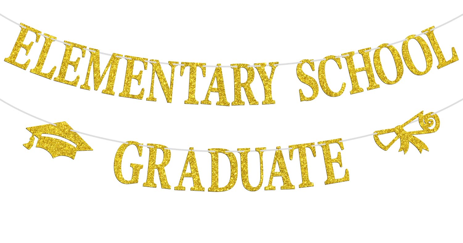 Elementary School Graduation Wishes Awesome : Retro Yellow Burst On