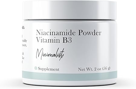 Amazon.com: Minimalist Niacinamide Powder (2 oz), Vitamin B Powder ...