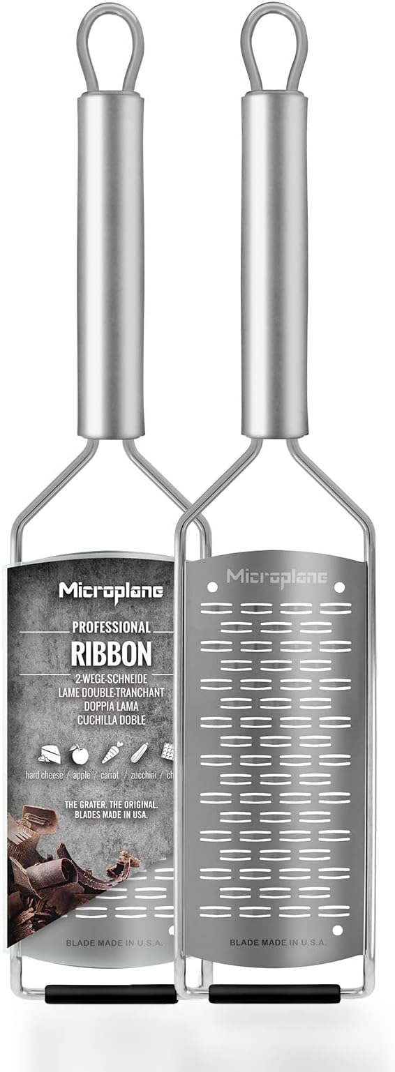 Amazon.com: Microplane Kitchen Tool Gourmet Series Medium Ribbon Grater ...