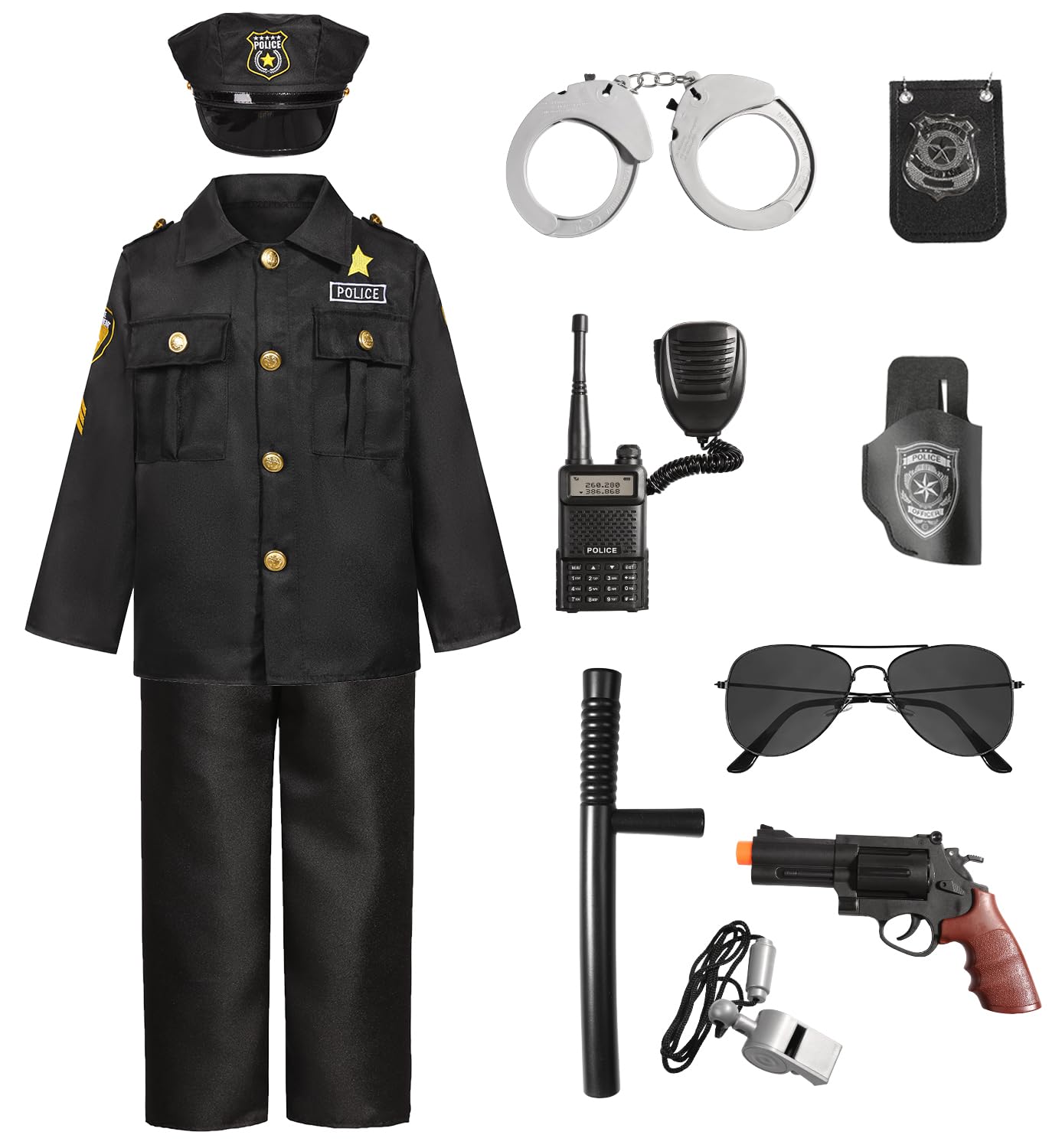 Police Costume Children’s Police Costume Boys Police Cosplay Outfit ...