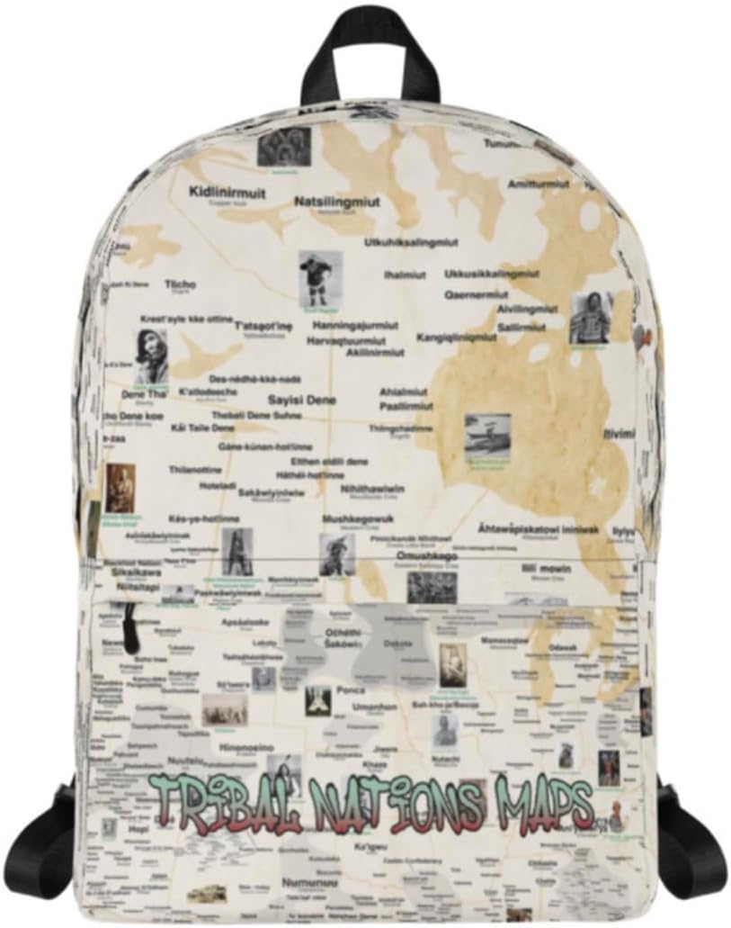 Amazon.com | Tribal Nations Maps BACKPACK | Casual Daypacks
