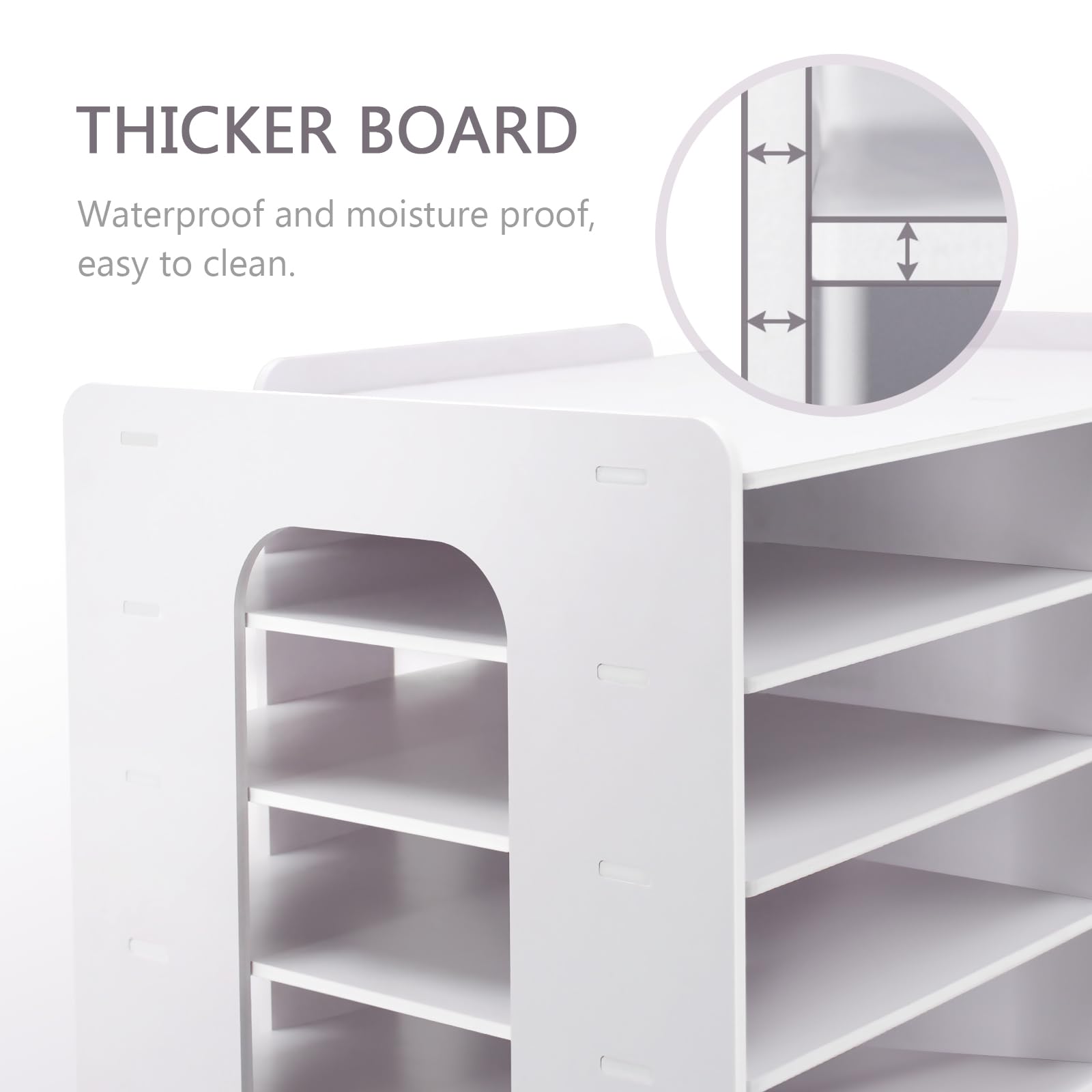 Horizontal File Organizer SONGWAY File Sorter Organizer For Desk ...