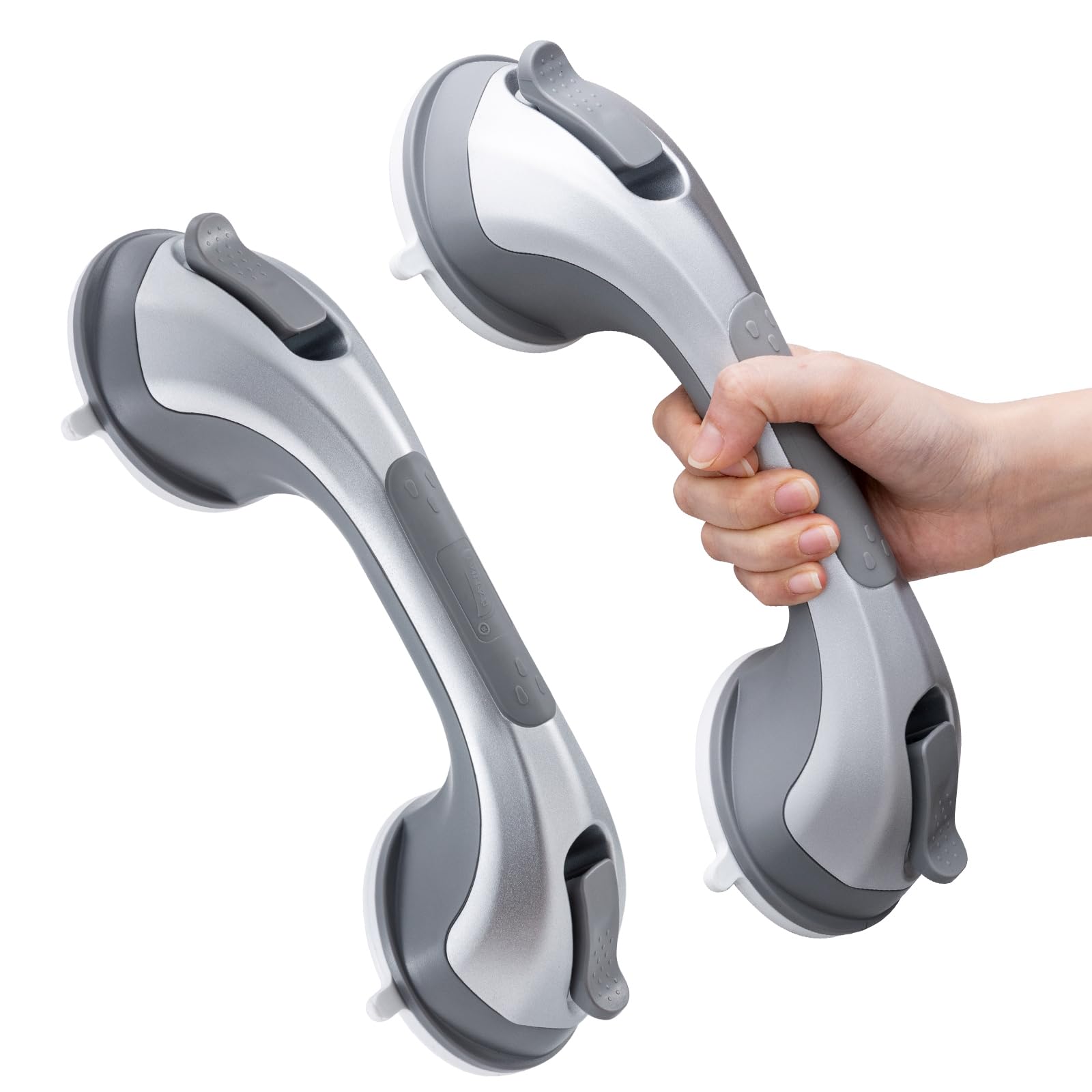 Snapklik.com : LEVERLOC Grab Bars For Bathtubs And Showers 2 Pack ...