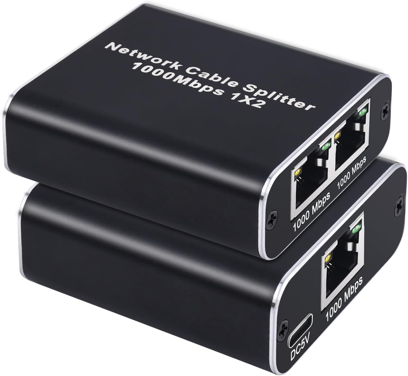 Amazon.com: Tendak Ethernet Splitter 1 to 2 High Speed 1000Mbps ...