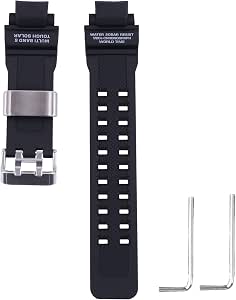 Amazon.com: Czjiaqh Men's resin Watch strap buckle compatible with ...
