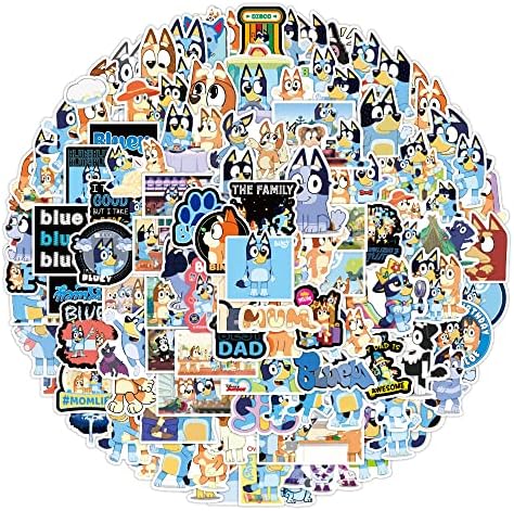 Amazon.com: 100PC Cute Cartoon Stickers Vinyl Waterproof Decals Party ...